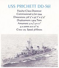USS PRICHETT DD-561 Covers Page 1 - NavalCoverMuseum