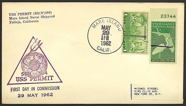 PERMIT SSN 594 - NavalCoverMuseum