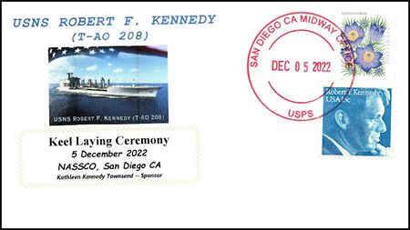 ROBERT F KENNEDY T-AO 208 - NavalCoverMuseum